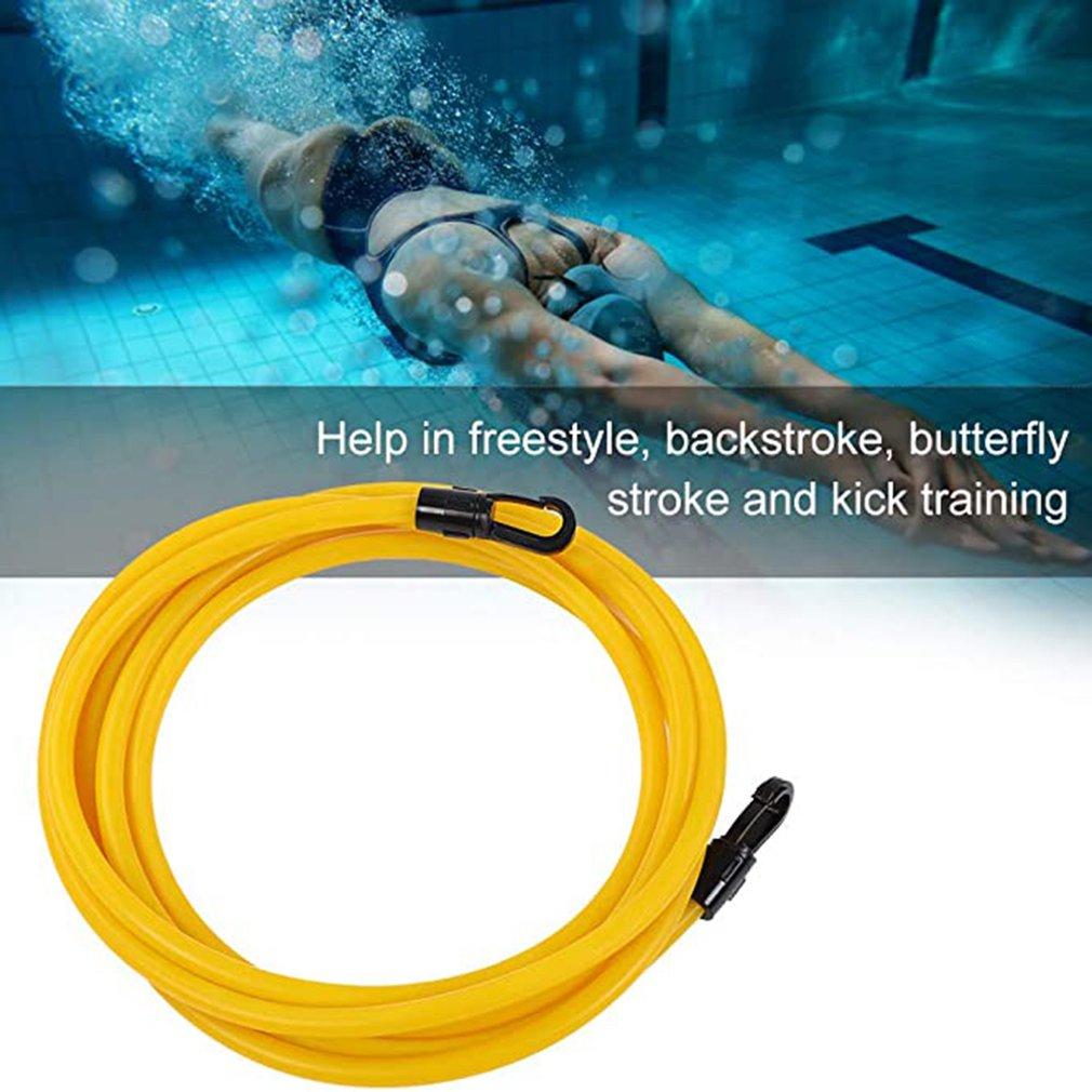 Buy Adjustable Swim Training Resistance Elastic Belt Swimming Exerciser ...