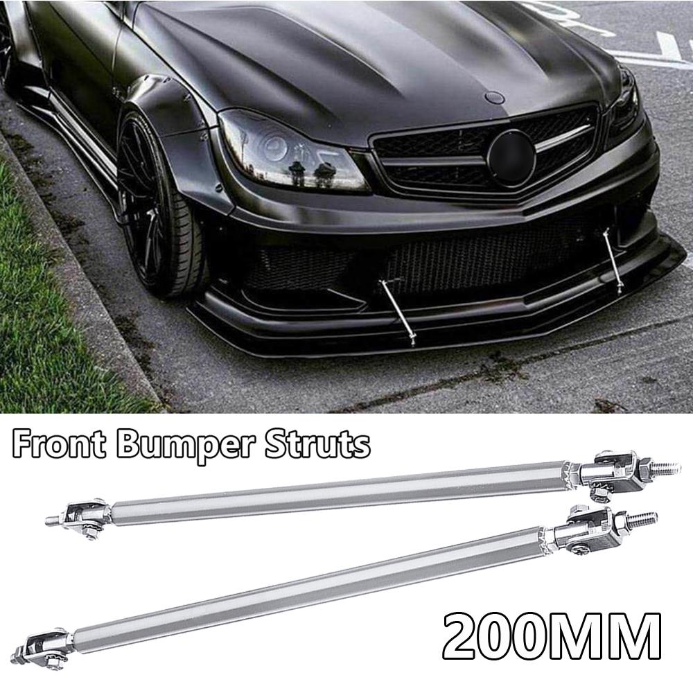Buy Adjustable Car Truck Front Bumper Lip Pull Rod Strut Tie Support ...