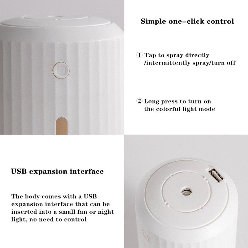 Buy Flower Family Cylindrical Air Humidifier Aroma Essential Oil ...