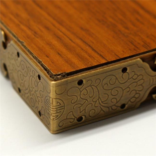 Buy Vintage Luggage Case Box Corner Pattern Carved Corners Brackets ...