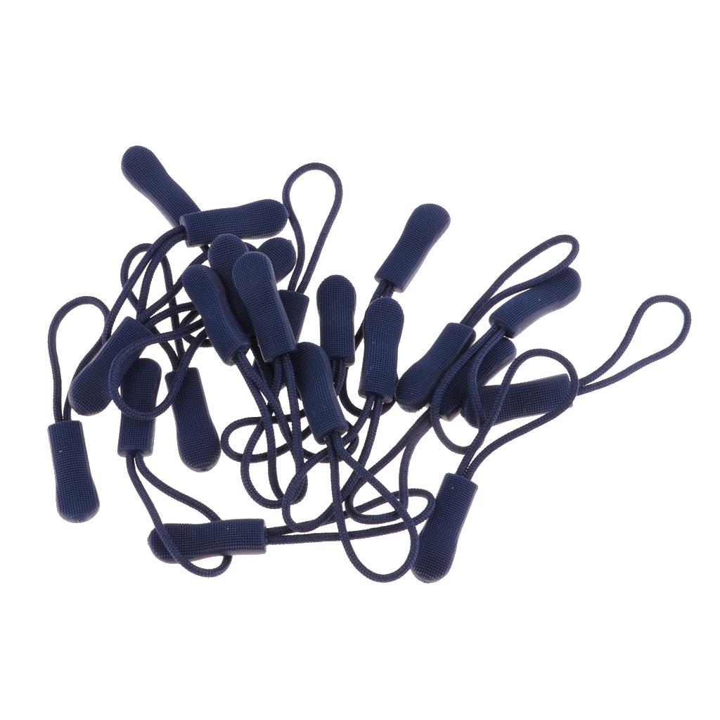Buy 20 Pieces Zipper Puller with Webbing Cord for Sportswear Backpack ...