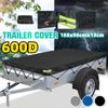Buy 155x95x13cm Foldable Trailer Cover Sunshade Outdoor Anti UV ...
