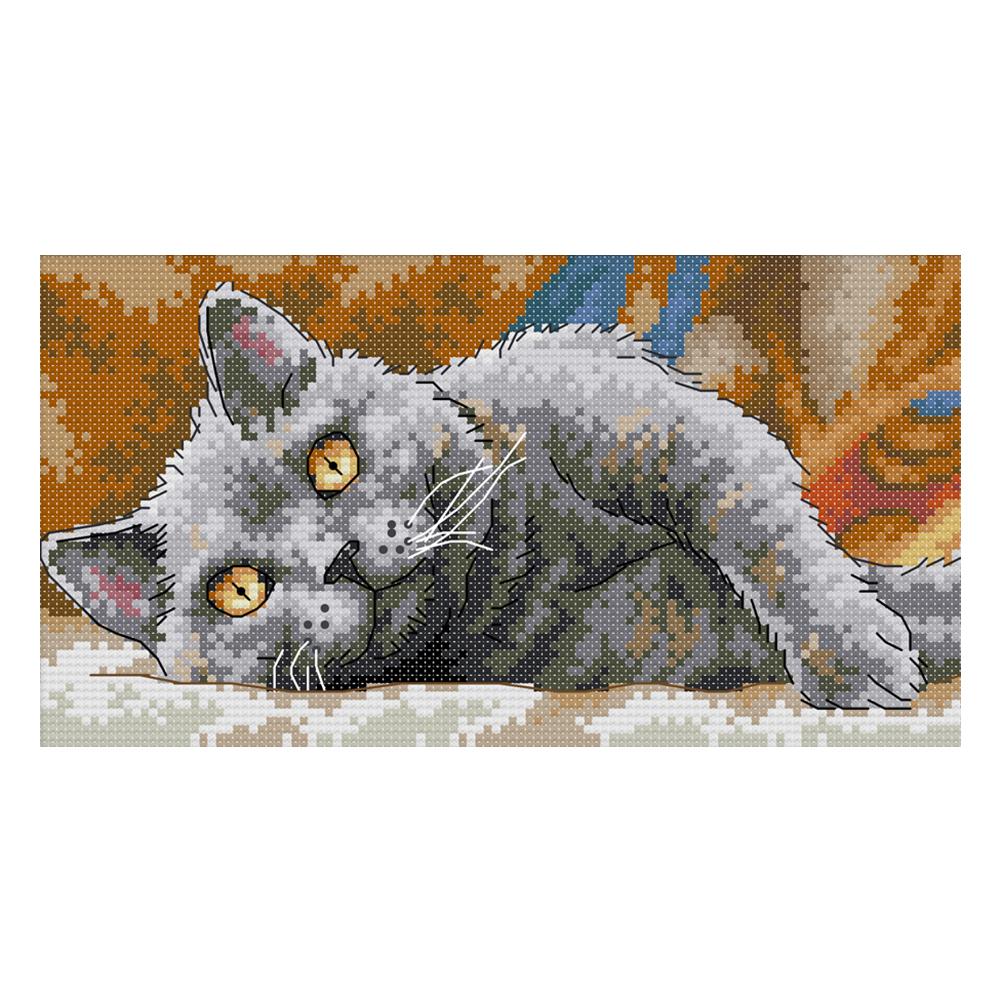 Cheap DIY Print 14CT Stamp Kit Needlework Cross Stitch Artwork (DA254 ...