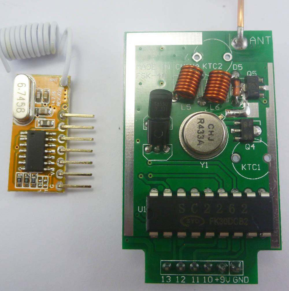 Buy 433MHz PT2262 PT2272 EV1527 Encoder for Arduino Decoder RF ...