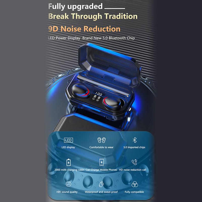 Compre TWS M15 Bluetooth 5.1 Fones de ouvido 3500mAh Caixa de ...