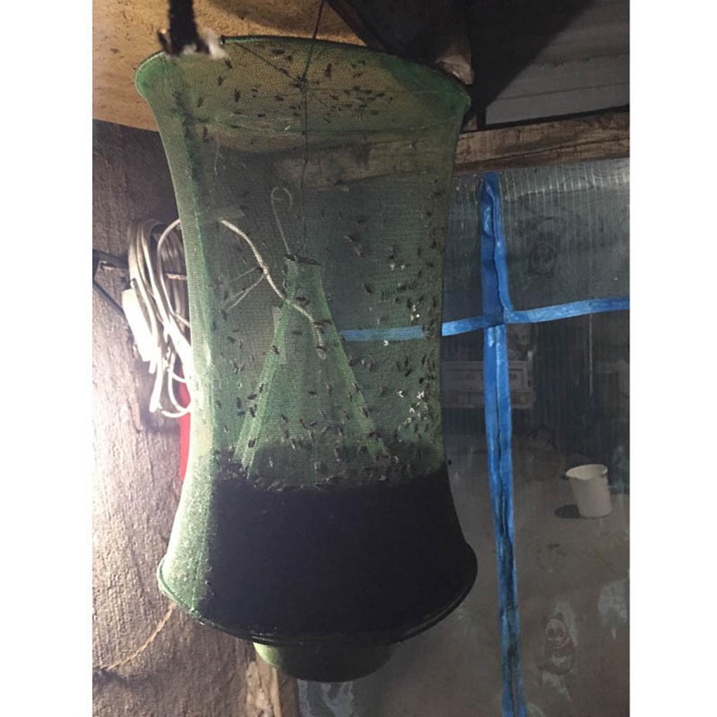 Buy Reusable Hanging Fly Catcher Killer Flies Flytrap Cage Net Trap ...