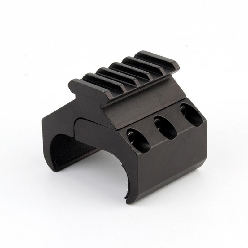 Buy Double Barrel Rifle Clamp Mount 5 Slots Picatinny Rail For Laser ...