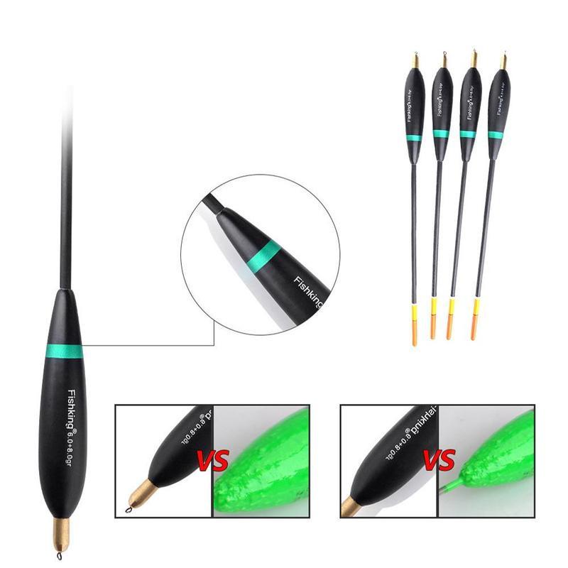 4Pcs Bottom Fishing Floats 24cm-26cm Length Hard Tail Plastic Fishing ...