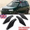 4 PCS Black For Land Rover Freelander 2 Roof Rack Rail End Cover Shell ...