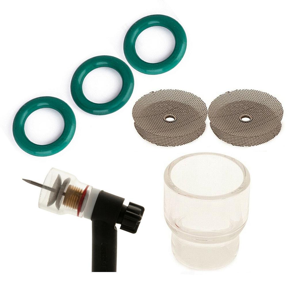 6pcs#12 Glass Pyrex Cup TIG Welding-Gas Nozzle Is Suitable For WP-9 WP ...