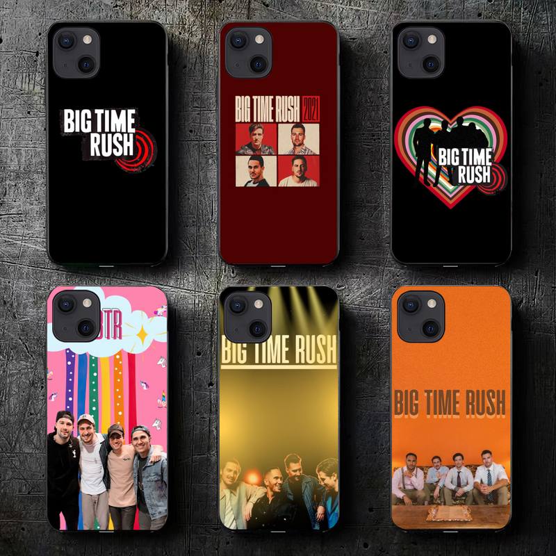 Buy BTR Big Time Rush Band Phone Case For iPhone 11 12 Mini 13 14 Pro ...