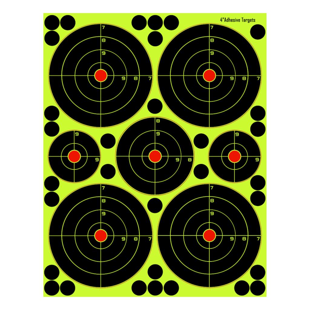 Buy 10 Pieces Combined Size Shooting Practice Splash Fluorescent Paper ...