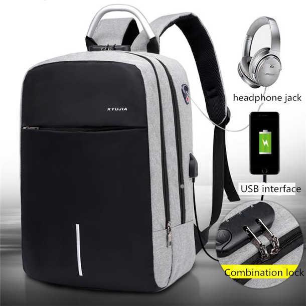 Buy Waterproof 15.6inch Lock Anti Theft Laptop Backpack Bag at ...