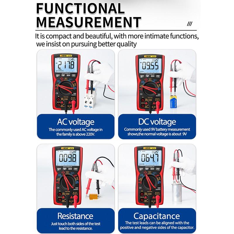 Buy ANENG Digital Multimeter,High-Precision Automatic Range ,Digital ...