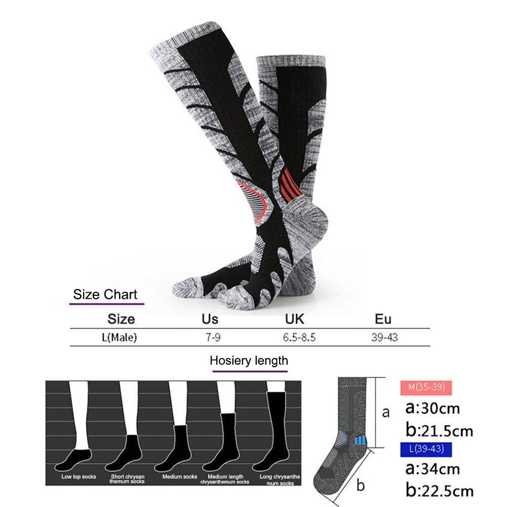 Satın alın Adults Winter Warm Thickened Snow Ski Socks Soft Thermal ...