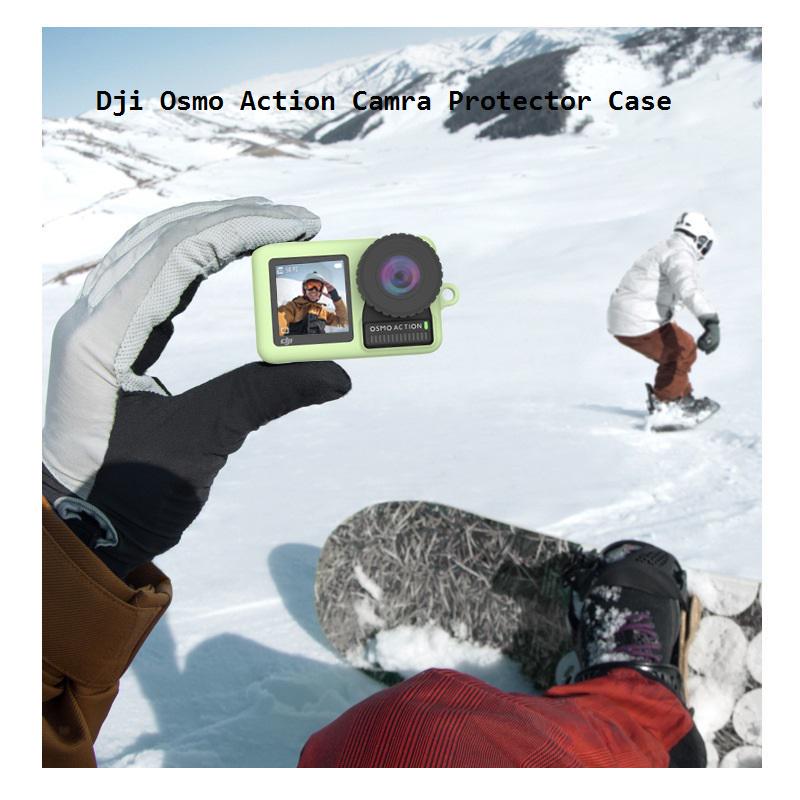Buy Silicone Camera Lens Protector Cover For DJI Osmo Action Camera ...