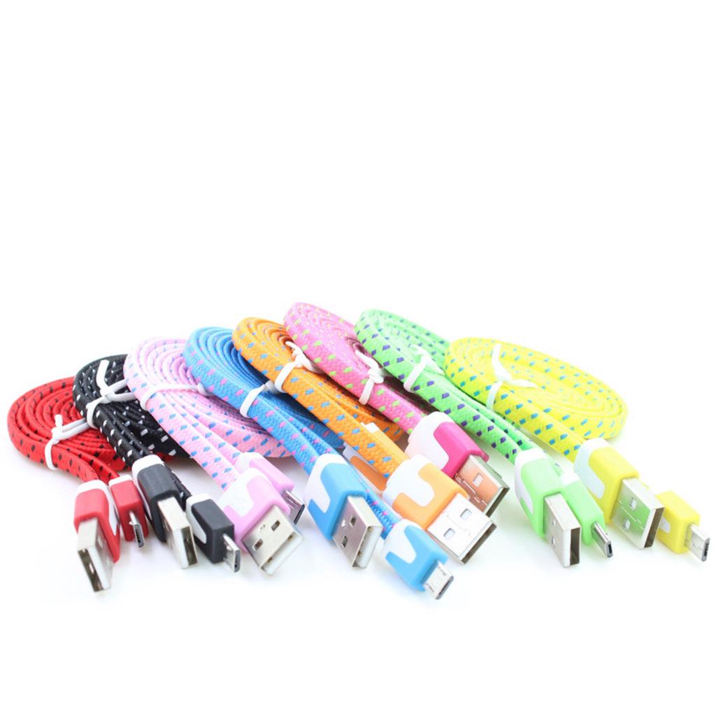 Buy V8 Connector 3FT Rope Micro USB Fast Charger Wire Charging Sync ...