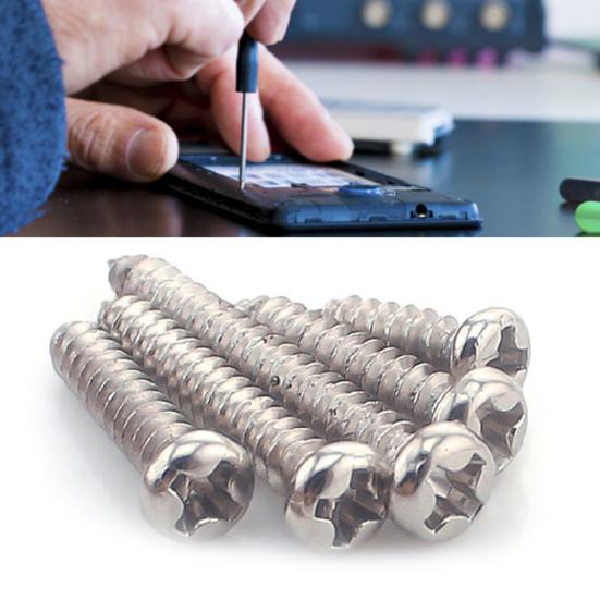 Buy 1000Pcs Screws Head Thread Uniform Complete Assorted Cross Kit for ...