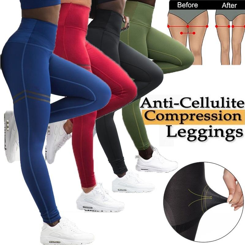 Buy Anti-Cellulite Compression Slim Leggings for Tummy Control and ...