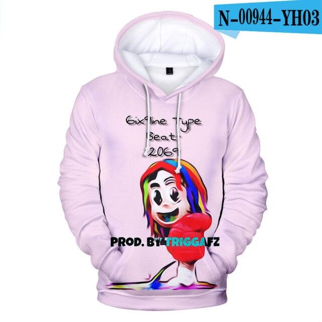 Cheap 2021 Rapper Tekashi69 6ix9ine Tekashi 69 3d Print Women /Men ...