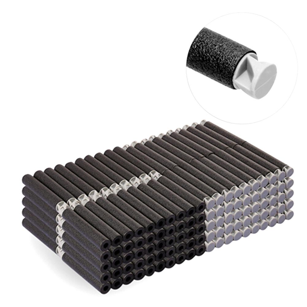 2 Colors Soft EVA Bullet Flat Soft Head Foam Bullets for Nerf N-strike ...
