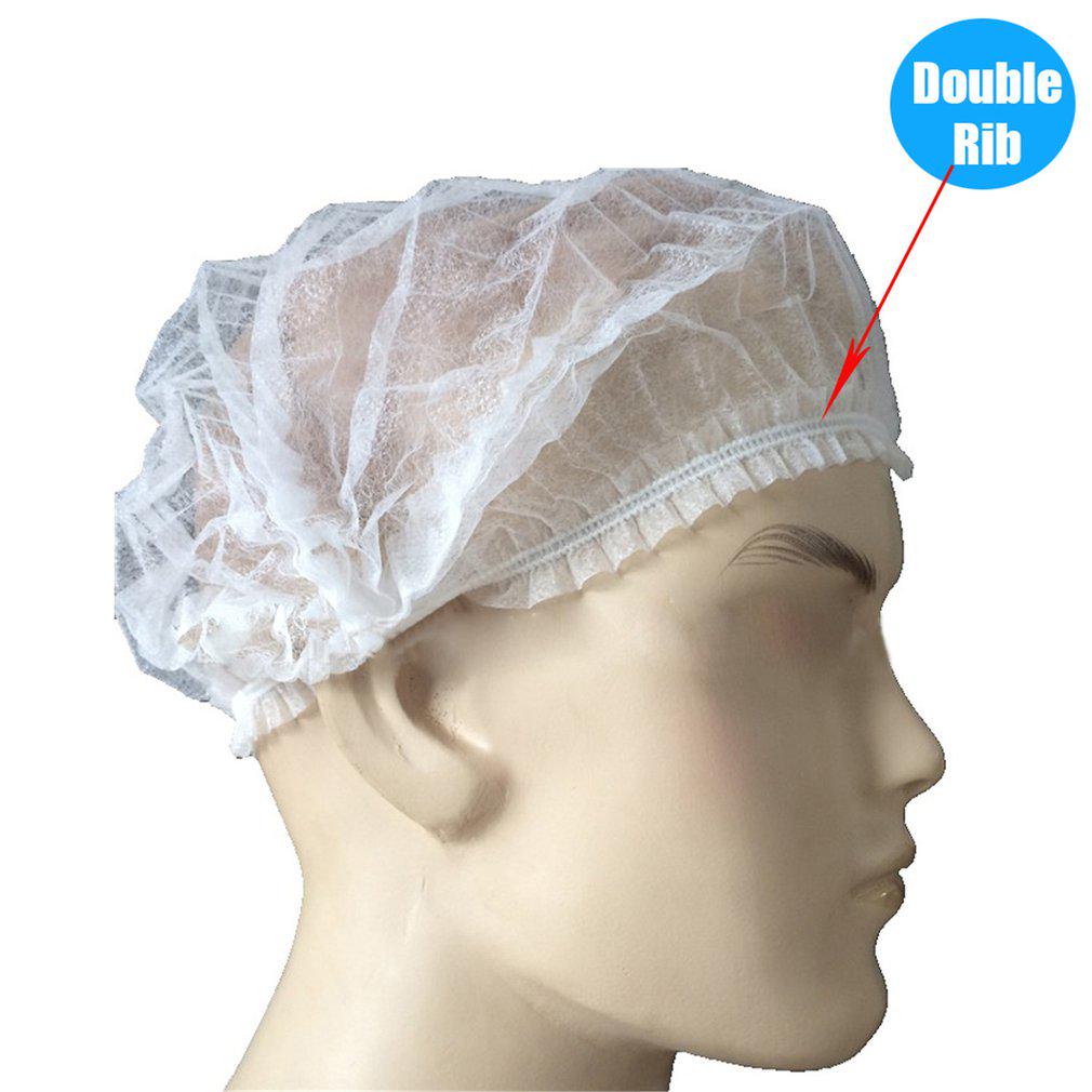 Buy Protective White Hat Disposable Thickened Ribbon Non-Woven ...