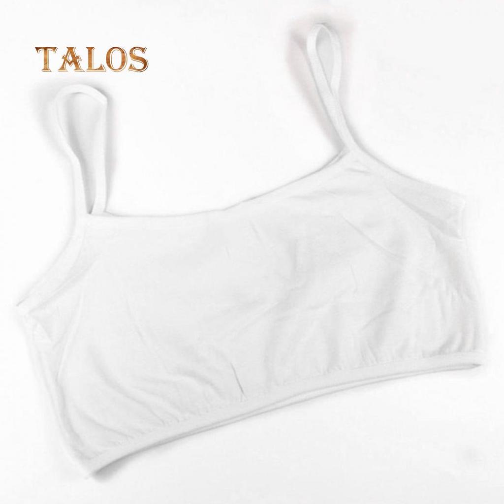 Buy Kids Girls Corset Spaghetti Strap Underwear Maiden Cotton Sports ...