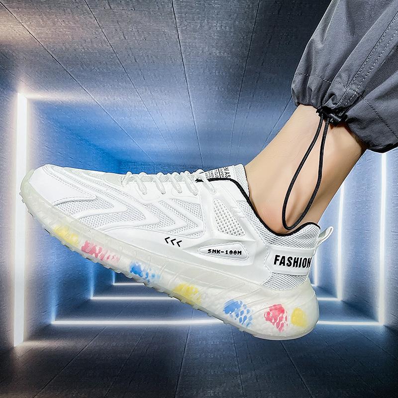 Buy New Flying Woven Casual Shoes Men's Summer Thin Breathable Running ...