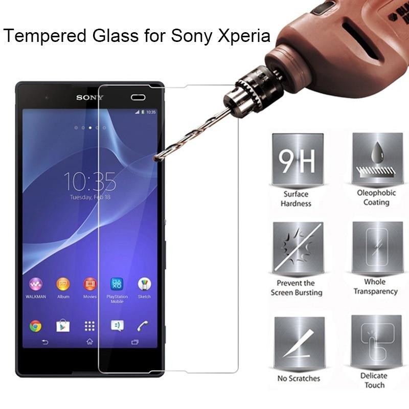 Kaufe 9H HD Schutzglas für Sony Xperia C3 C4 C5 Dual Smartphone ...