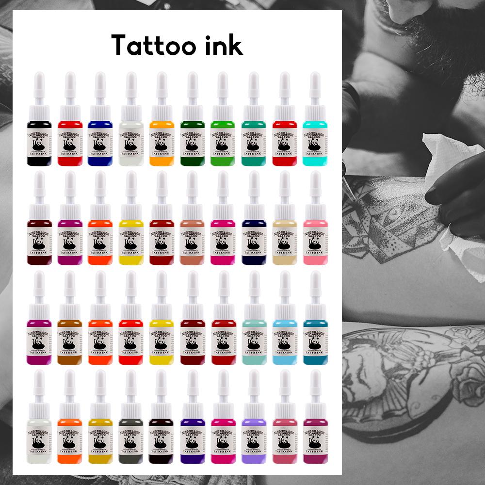 40 Colors Tattoo Inks Set Natural Plant Tattoo Ink Set Body Paint ...