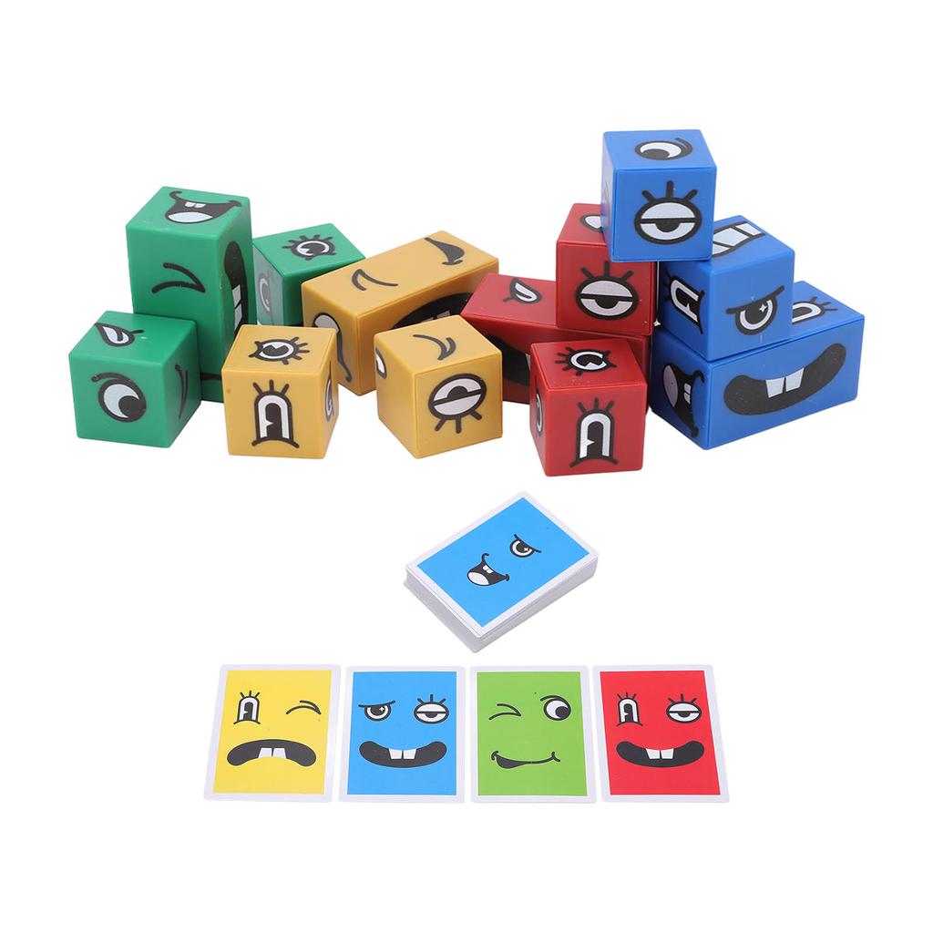 Buy Face Changing Building Block Expressions Matching Block Educational ...