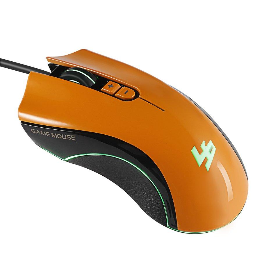 Buy 5D 250-4000 DPI 5V 100mA 4 Buttons LED USB Port Interface Wired ...