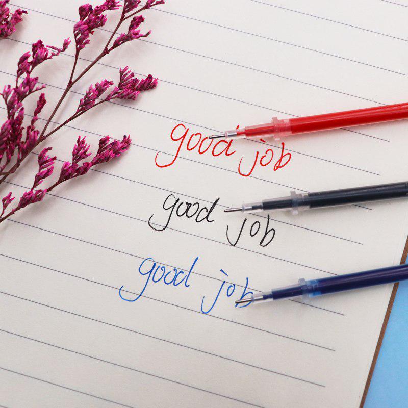 Buy 20pcs/lot 0.5mm Gel Pen Refills Set Stationery Tool Black Blue Red ...