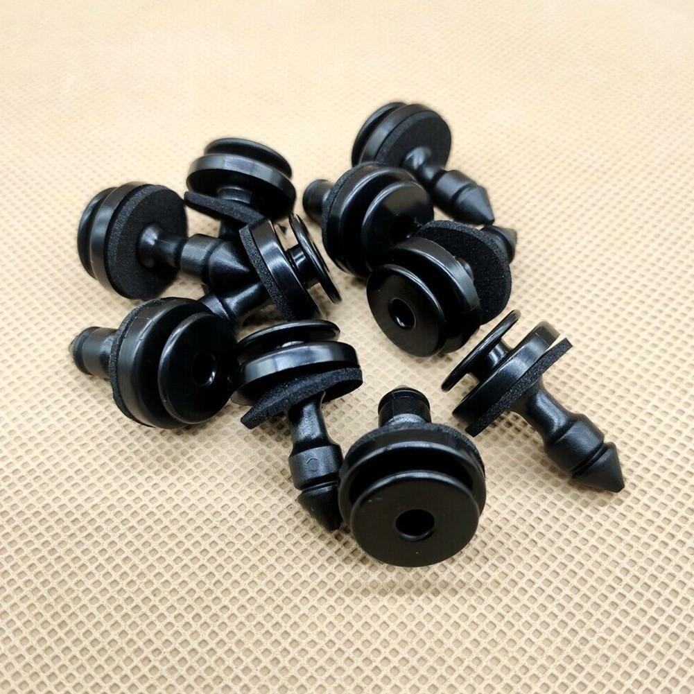 Buy 10 Pieces Trim Card Clips Accessories Black Door Fasteners at ...