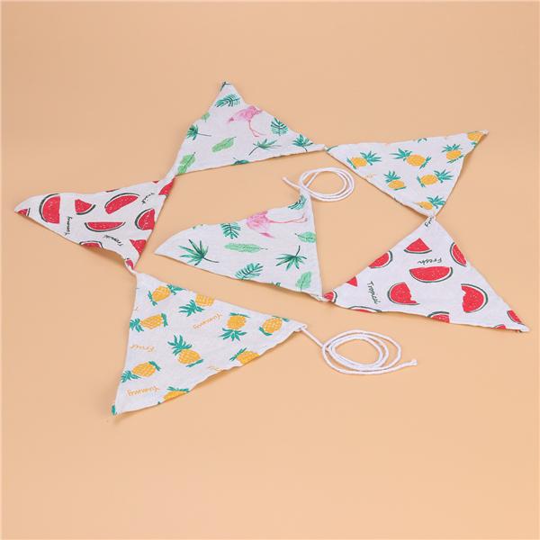 Buy 1pc 2.1M Pineapple Flamingo Flags Bunting Adorable Summer Lovely ...