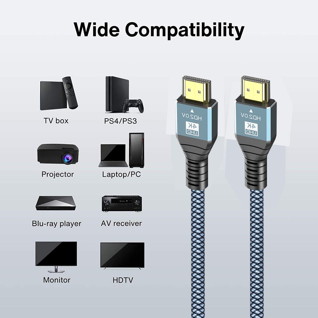Cheap HDMI cable aluminum alloy nylon braided high-quality 4K60 TV ...