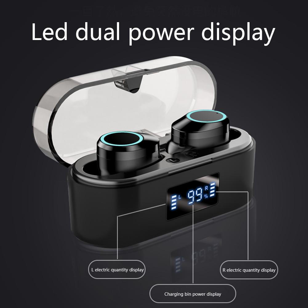 Buy X15 TWS Earbuds Bluetooth In-ear Headphones w/Digital Display ...