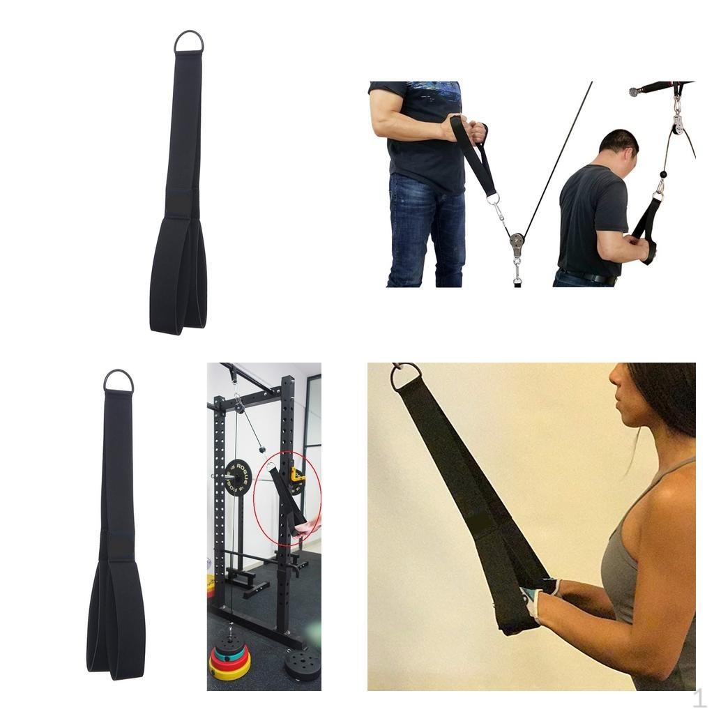 2x Fitness Tricep Grabber Grip Handles Strap for Strength Abdominal ...