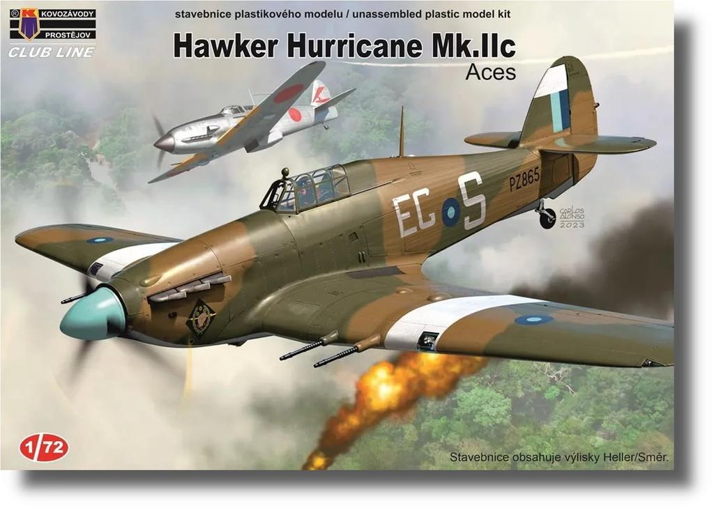 Buy KP Model British Hawker Hurricane Aces Plastic Model KPMCLK0011 1/ ...