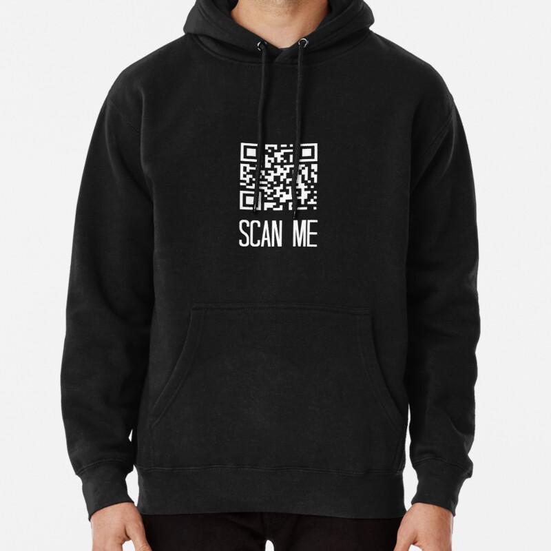 Buy Have a Nice Day QR Code Print Hoodies Sweatshirt Men Casual ...