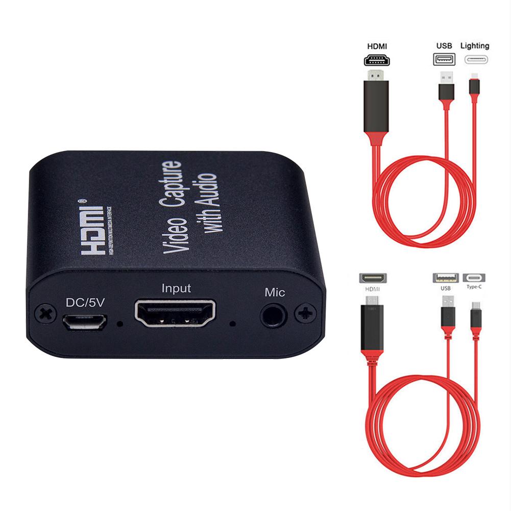 Buy 4K 1080P HDMI To USB Mini Video Capture Card for PS4 Game Live ...