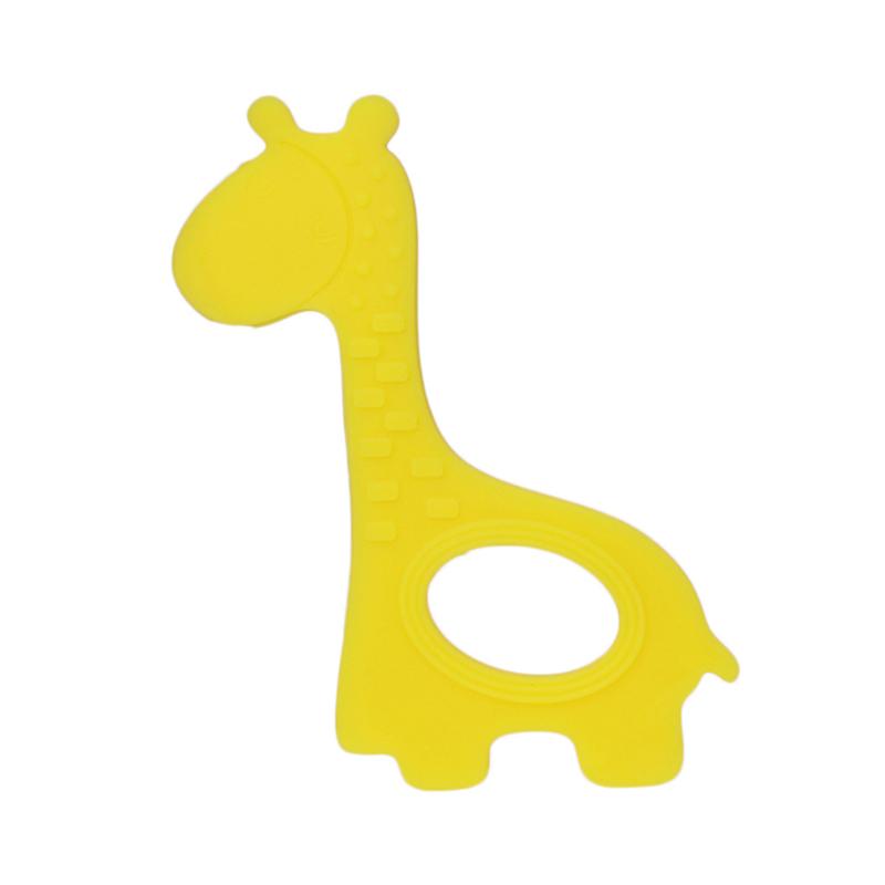 Baby Infant teethers Giraffe Teether Soft Silicone DIY Kid Giraffe ...