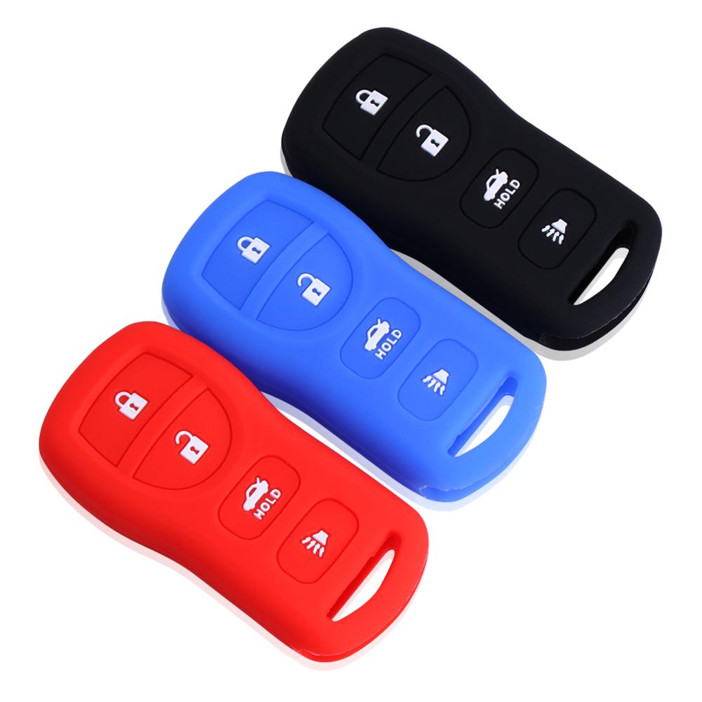 Car Key Fob Protector Case Cover 4 Buttons Shell for Nissan uygun ...