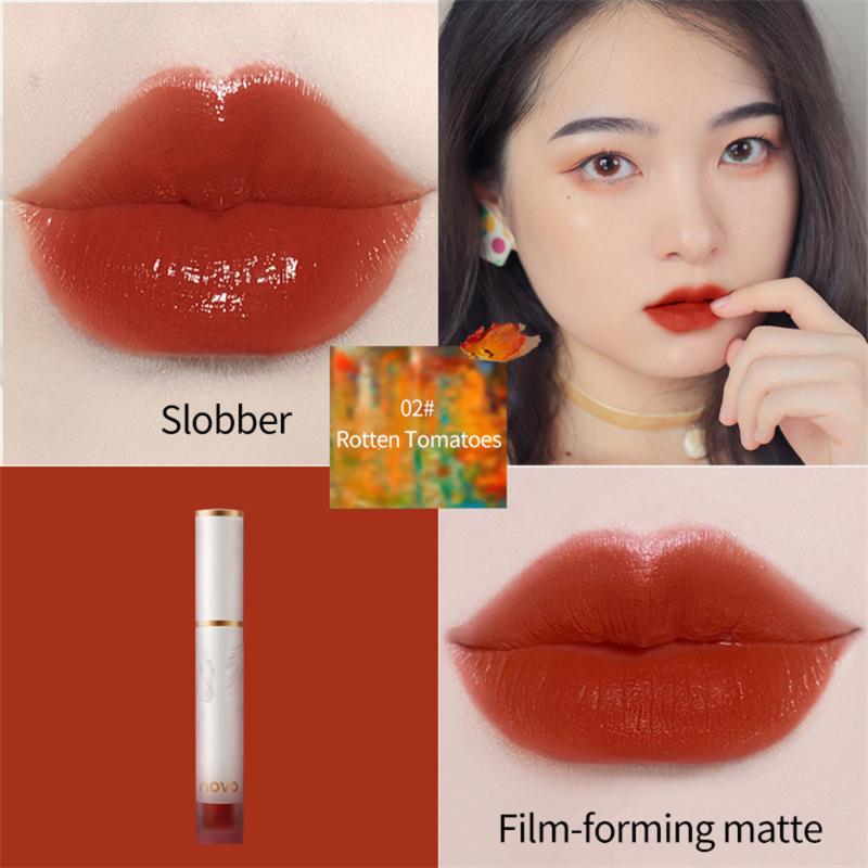 Buy Velvet Matte Lip Glaze Matte Waterproof Non-marking Long Lasting ...