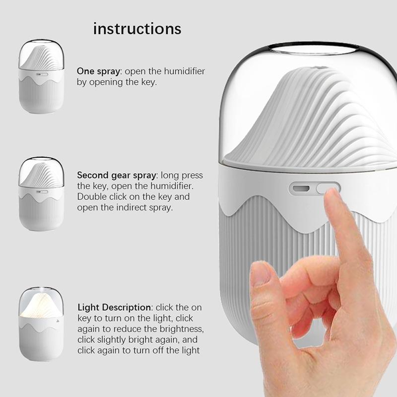 Buy Portable 300ml Electric Air Humidifier USB Aromatherapy Cool Mist ...