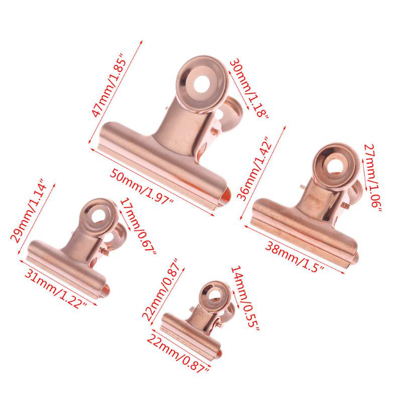 Cheap 5 Pcs Bulldog Letter Grip Clips Stainless Steel Paper File Clamps ...