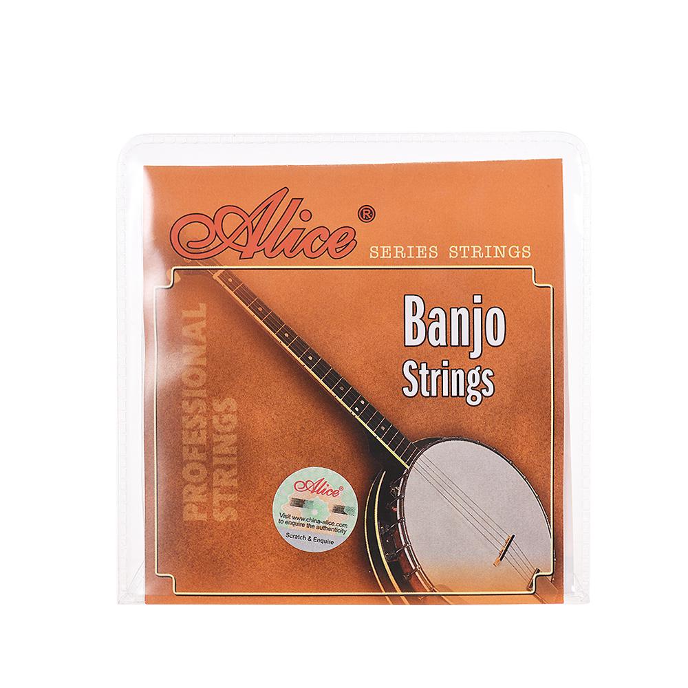 Cheap Alice AJ05 5String Banjo Strings Set Plated Steel Coated Copper Alloy Wound 5pcs Set ...