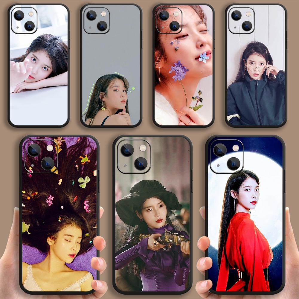 💰Cumpără IU Lee Ji Eun Kpop Young Singer Soft Mobile Phone Case Cover ...
