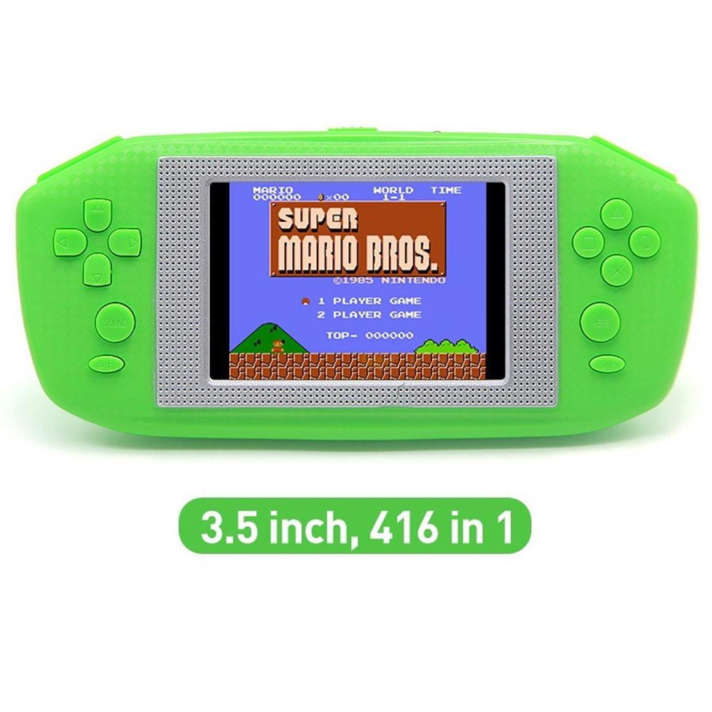 Game Handheld LCD Screen Video Game Console Built-in 416 Games Console ...