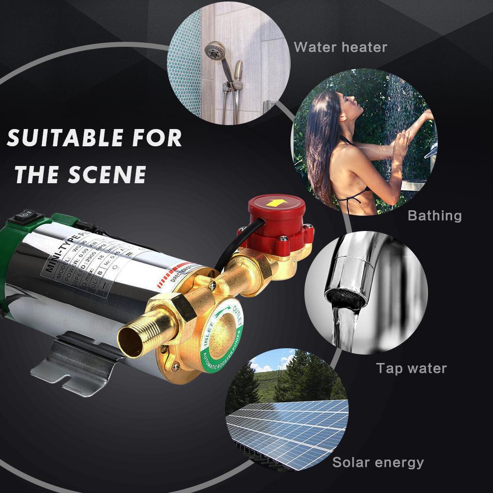 Buy Hot Water Booster Mains Pressure Shower Pump Electric Home Boost ...